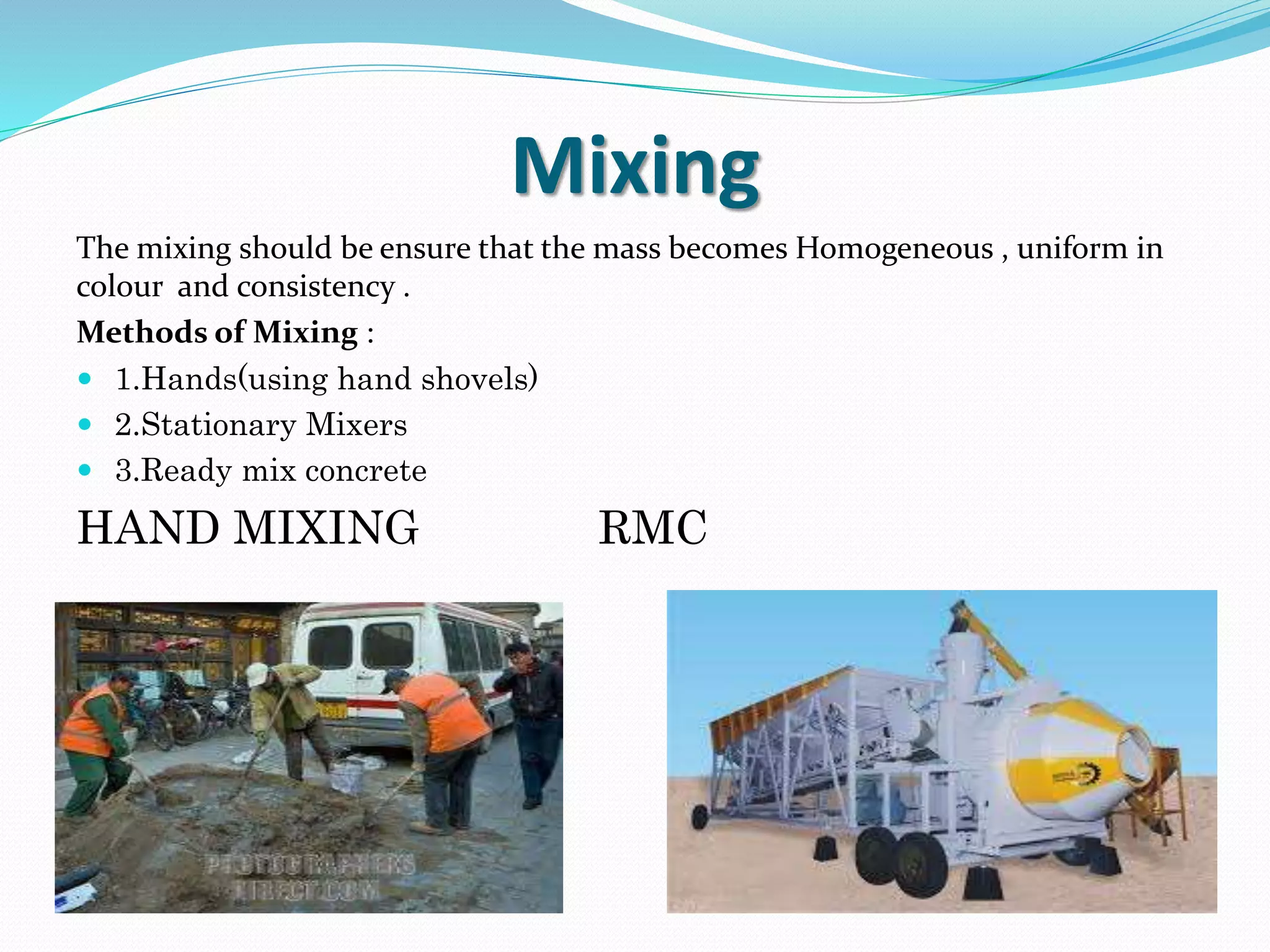 Manufacturing of concrete | PPTX