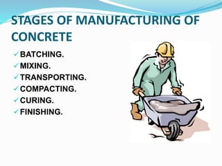 Manufacturing of concrete | PPTX