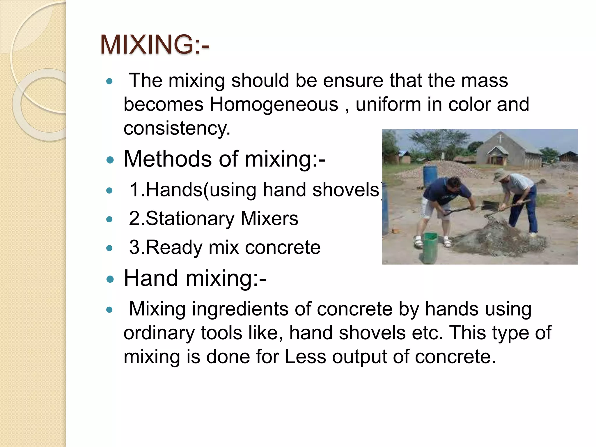 Manufacturing of concrete | PPTX