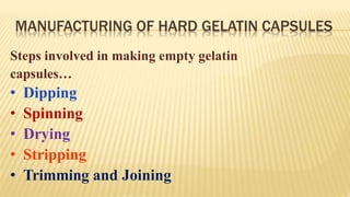 Manufacturing of pharmaceutical dosage forms | PPTX