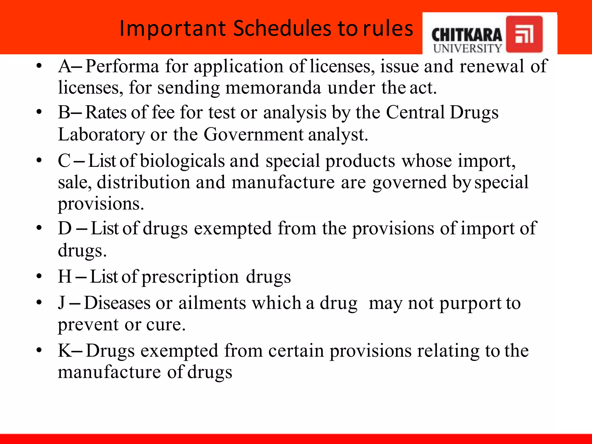 Manufacturing of drugs and cosmetics and schedule M DRA.pptx