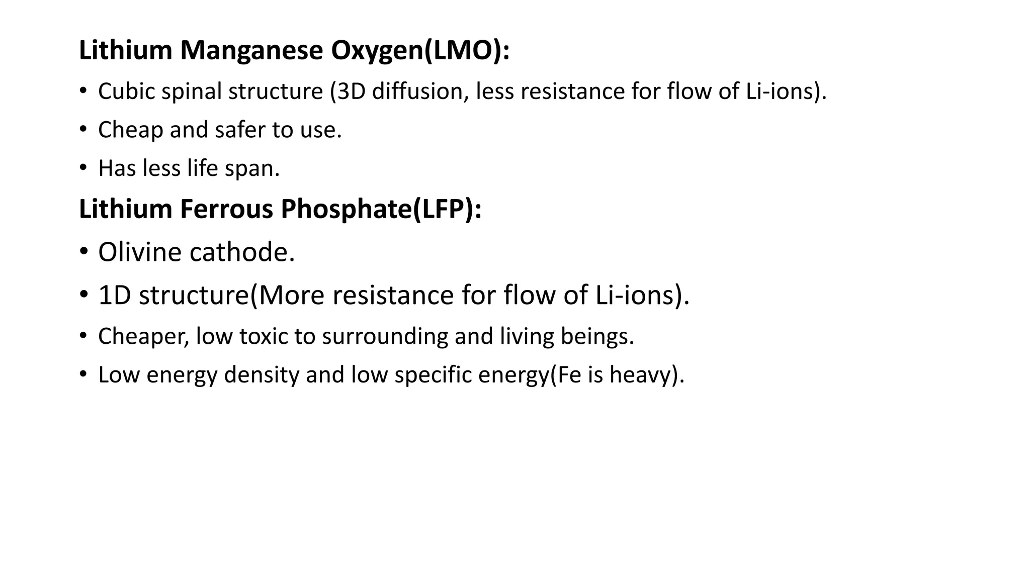 Manufacturing of Li-ion battery | PPTX