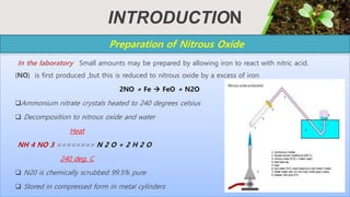Manufacturing of n2 o and removal of its impurities | PPTX