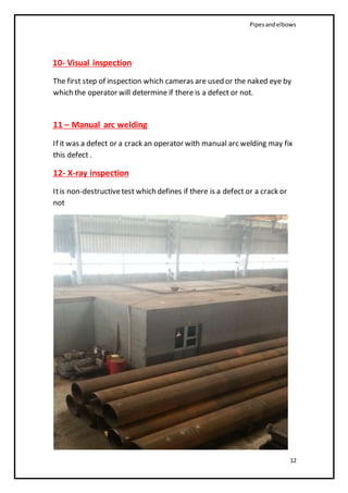 steps sequence of deformation of pipes and elbows | DOCX