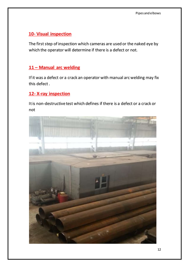 steps sequence of deformation of pipes and elbows | DOCX