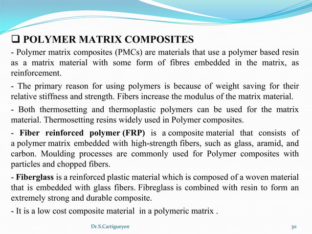 Manufacturing of Plastic Components & Polymer Composites | PPT