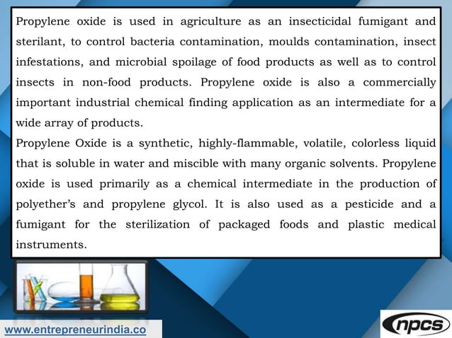 Manufacturing of propylene oxide | PPTX | Commodities | Economy