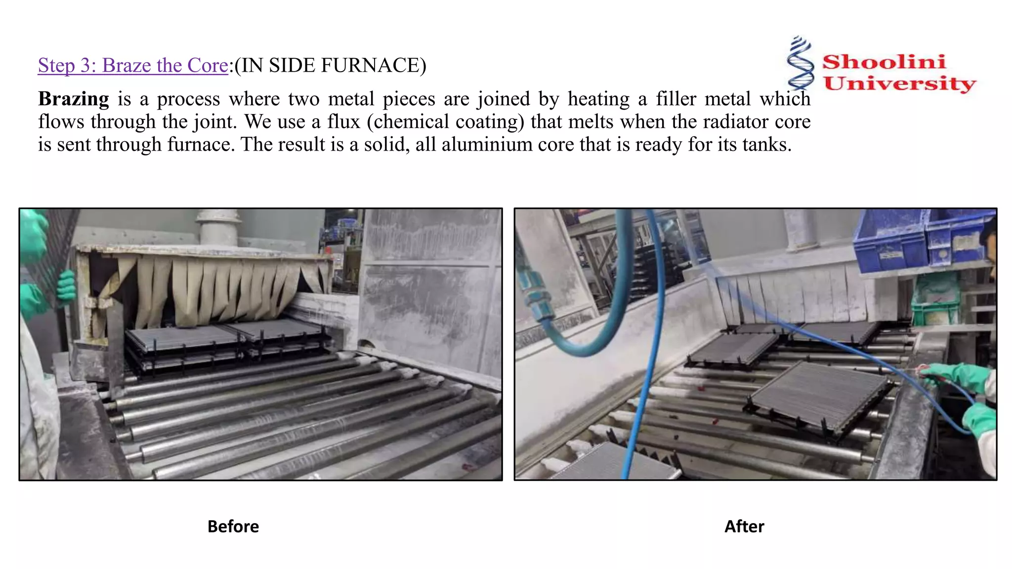 Manufacturing of radiator | PPTX