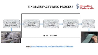 Manufacturing of radiator | PPTX
