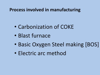 Manufacturing of steel | PPTX