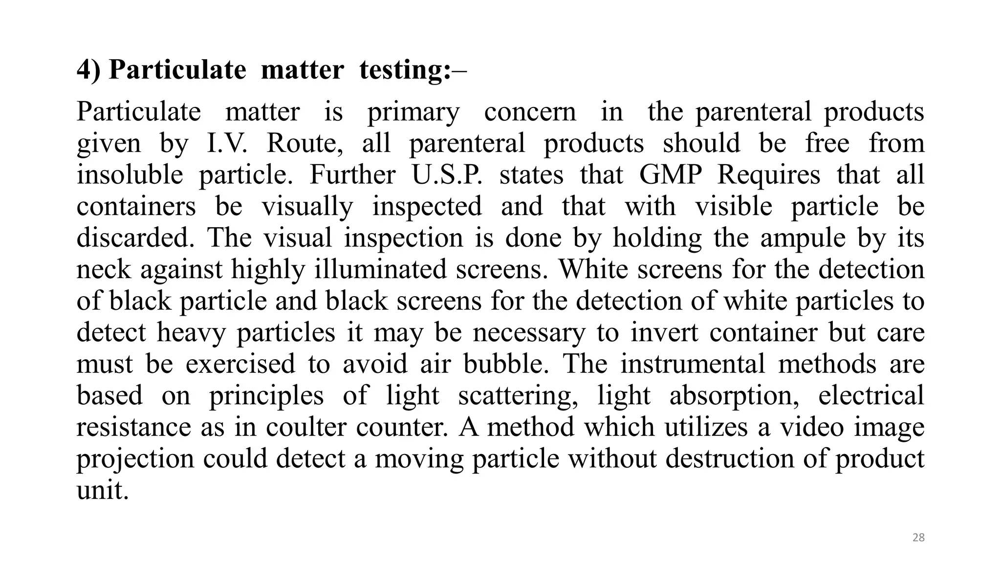 Manufacturing of sterile preparations | PDF