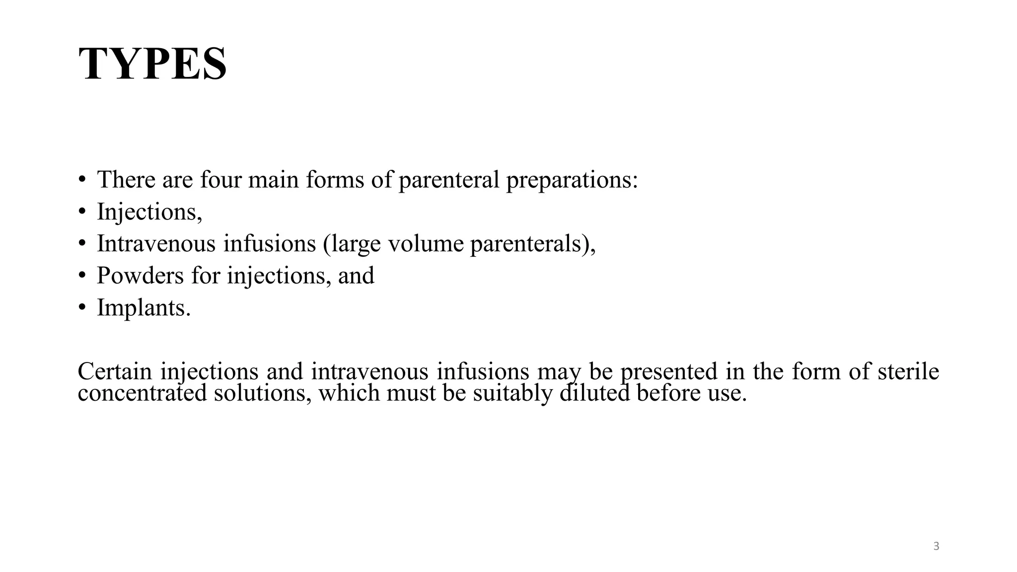 Manufacturing of sterile preparations | PDF