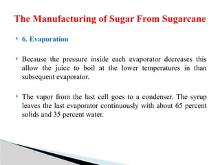 Manufacturing of Sugar From Sugarcane.pptx