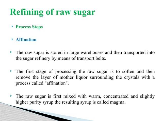 Manufacturing of Sugar From Sugarcane.pptx