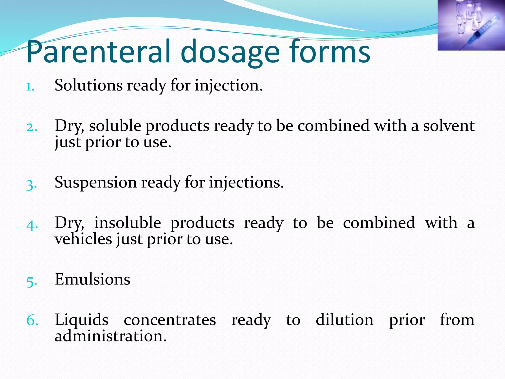 Manufacturing of water for injection | PPTX