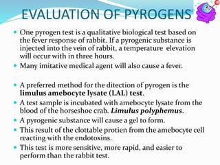 Manufacturing of water for injection | PPTX