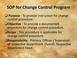 Manufacturing operation and control | PPTX