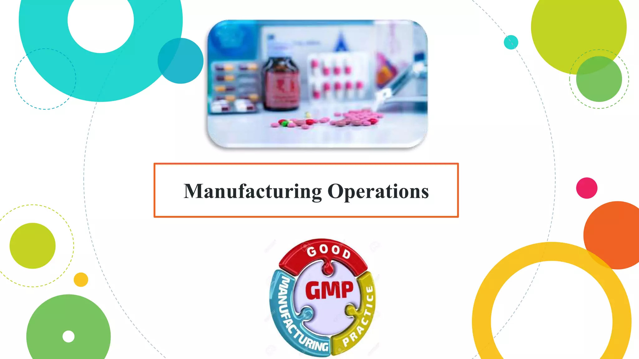 Manufacturing Operations and Controls | PPTX