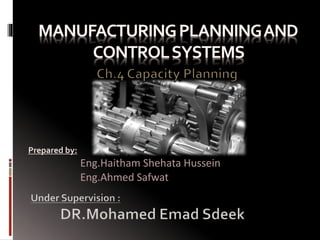Manufacturing planning and control systems | PPTX