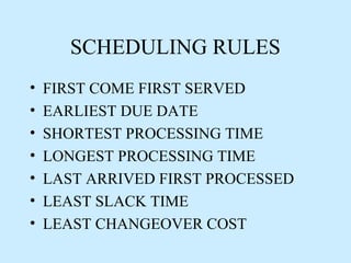 Manufacturing plng and control | PPT | Logistics | Business