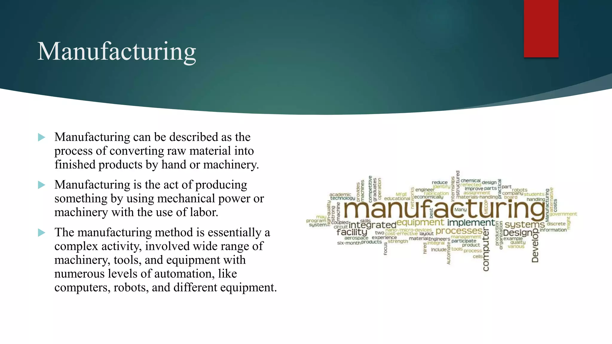 Manufacturing, Import & Export - Comparision between USA & India ppt | PPTX