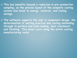 Optimization of Casting Process | PPTX