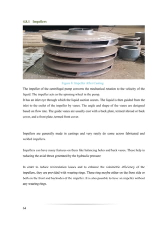 Manufacturing Processes of Centrifugal pumps at Milnars Pumps Ltd. | PDF