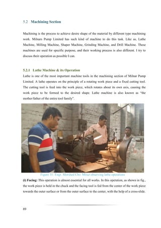 Manufacturing Processes of Centrifugal pumps at Milnars Pumps Ltd. | PDF