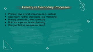 manufacturing process about casting and definition of manufacturing .pptx
