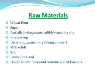 Manufacturing process of Parle | PPTX