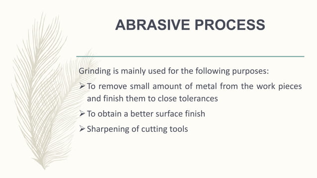 MANUFACTURING PROCESS-II UNIT-4 ABRASIVE PROCESS | PPT