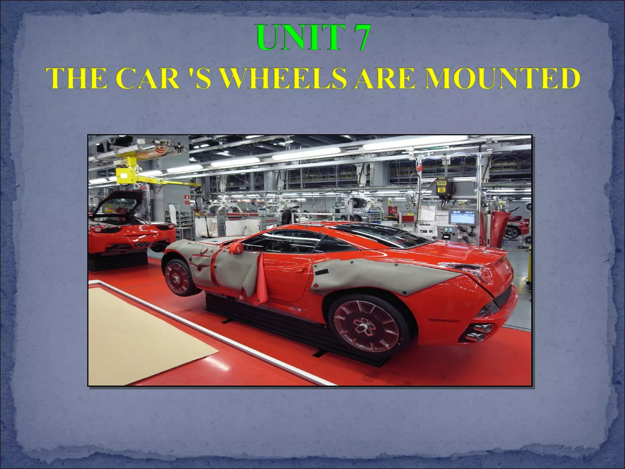 Manufacturing process & assembly of automobile | PPT