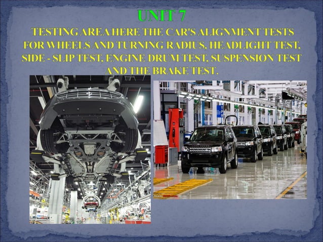 Manufacturing process & assembly of automobile | PPT | Manufacturing ...