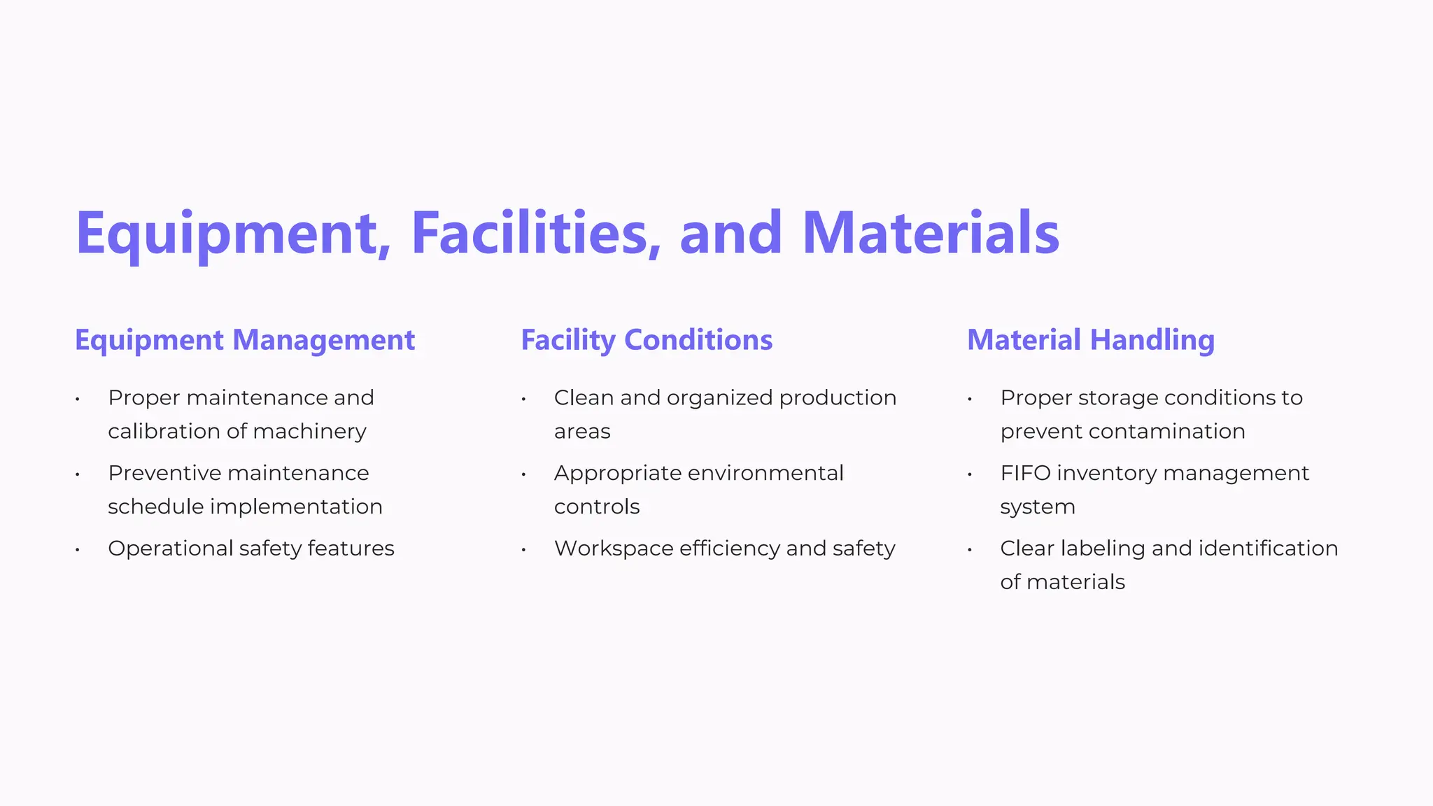 Manufacturing process audit checklist with eAuditor | PPT