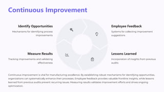 Manufacturing process audit checklist with eAuditor | PDF