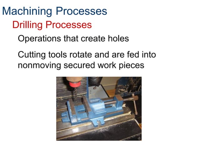 Manufacturing processes | PPT | Mechanical and Industrial Engineering ...