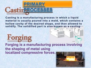 Manufacturing processes | PPTX