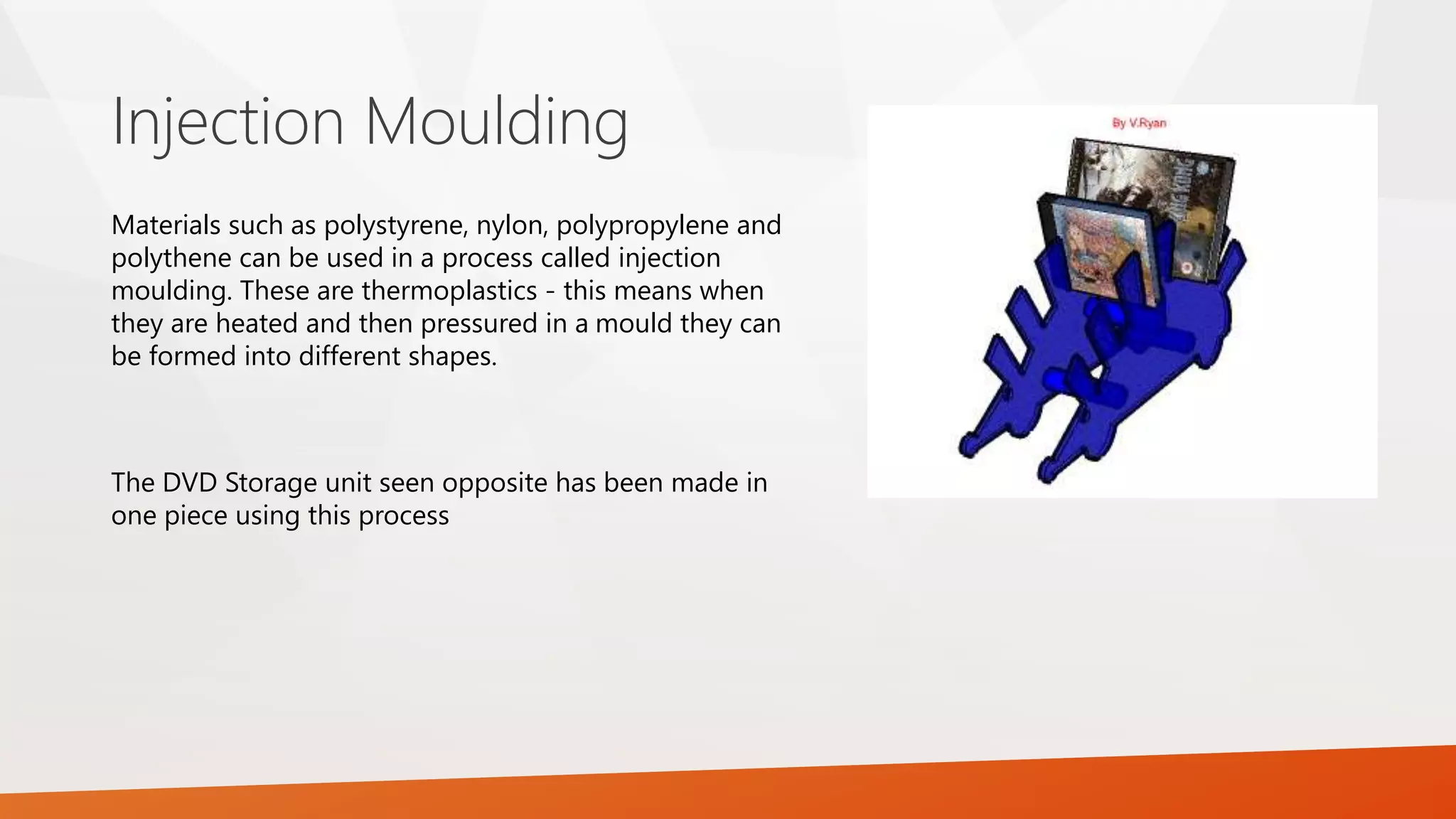 Manufacturing processes of plastics | PPTX