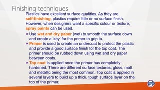 Manufacturing processes of plastics | PPTX