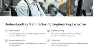 Manufacturing Processes: Optimizing Production Efficiency | PPTX