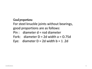 Manufacturing process & material selection for knuckle joint | PPTX