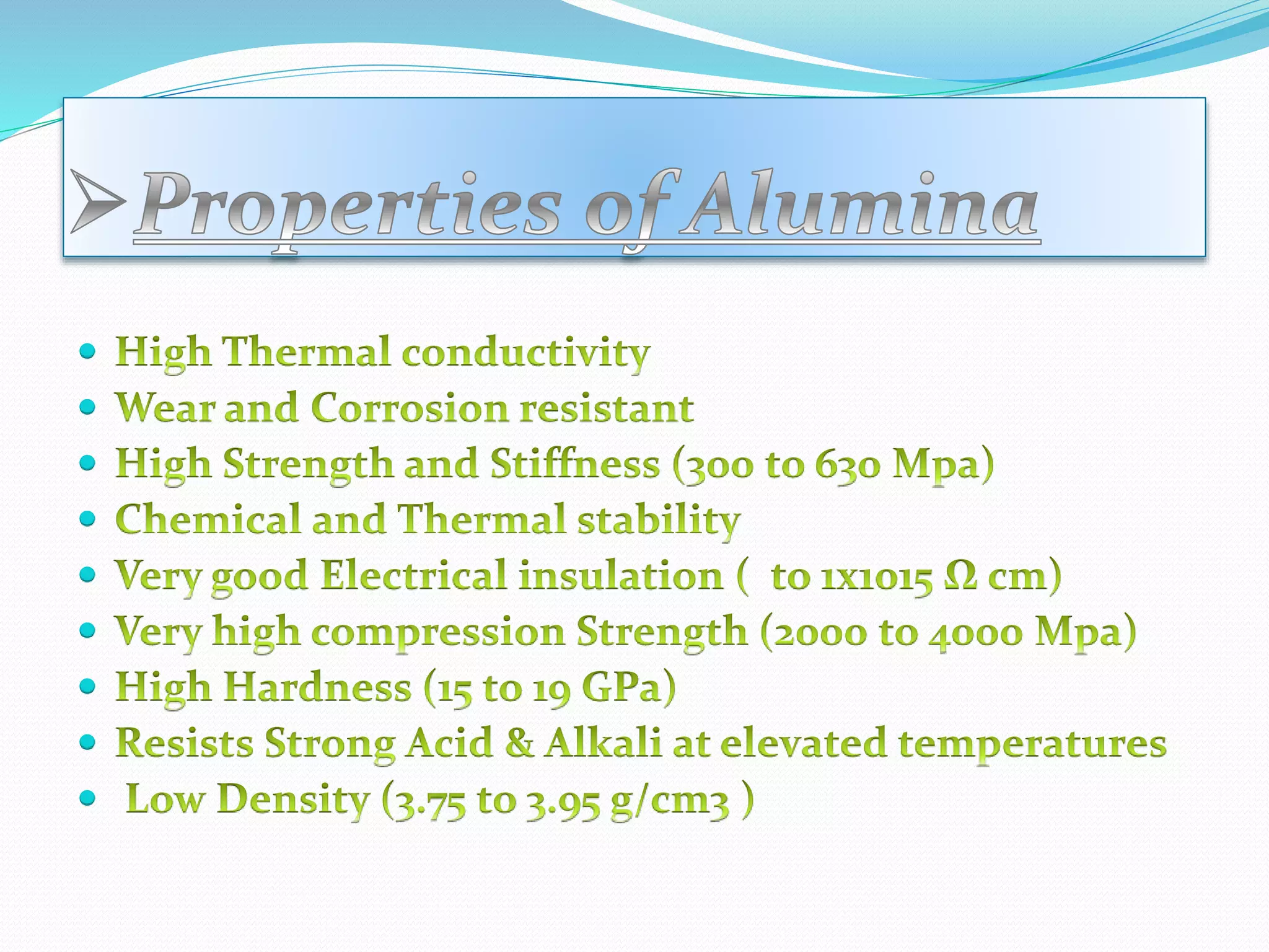 Manufacturing process of alumina | PPTX