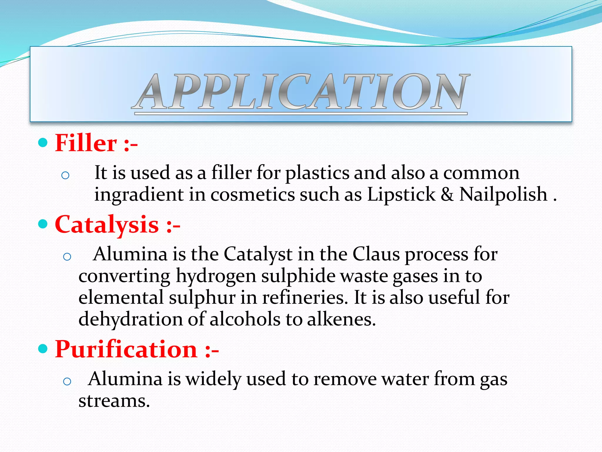 Manufacturing process of alumina | PPTX