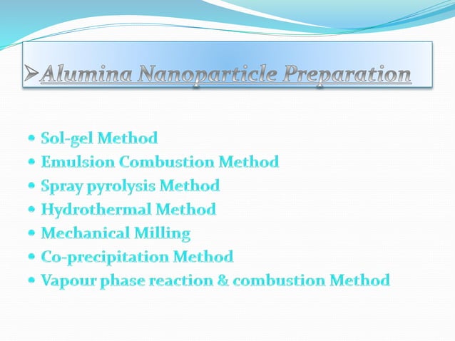 Manufacturing process of alumina | PPTX