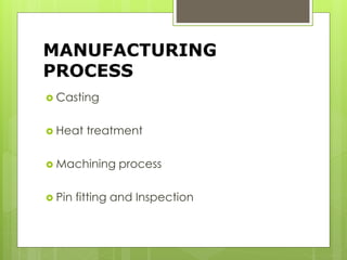Manufacturing a piston | PPTX