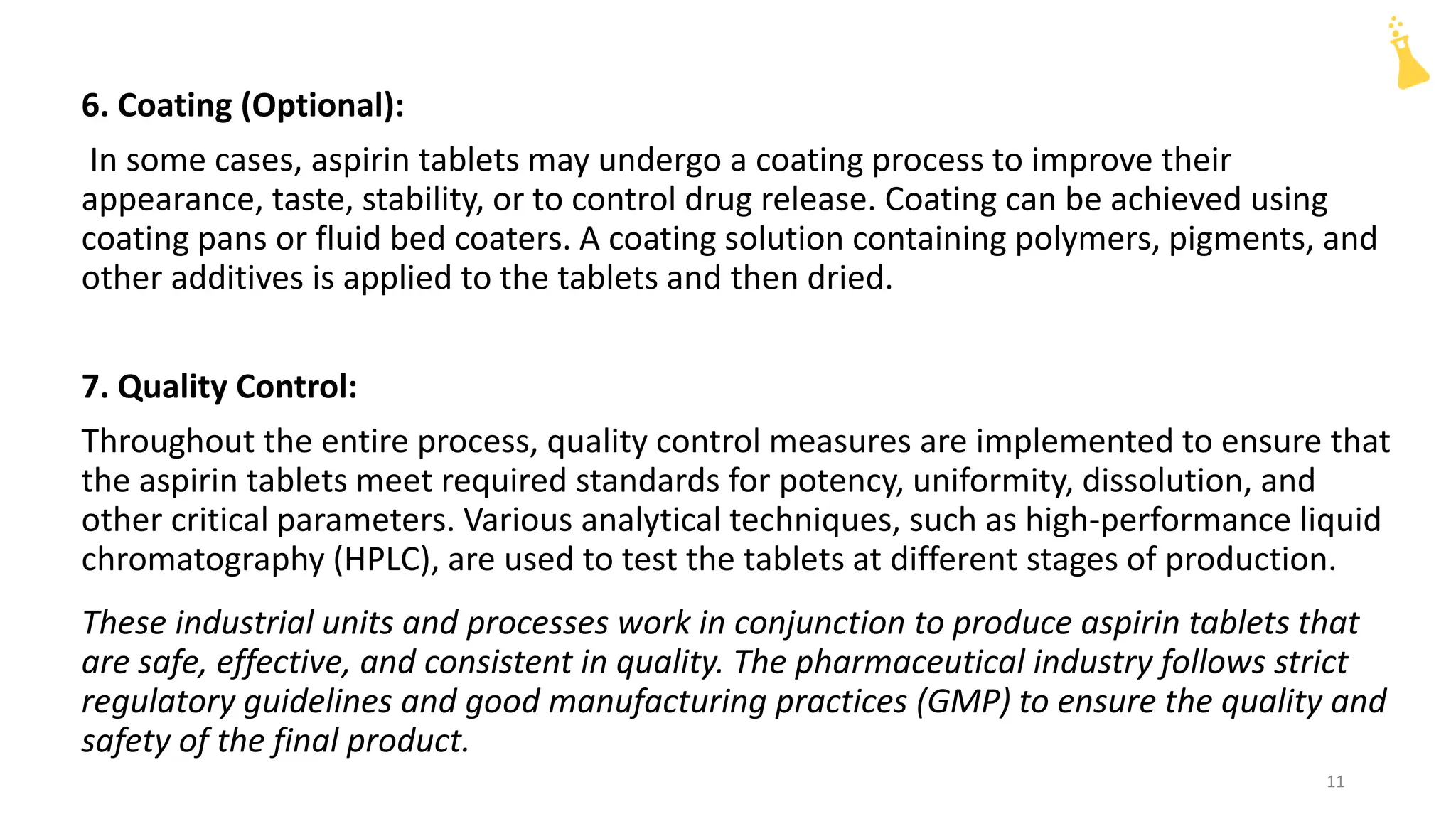 manufacturing process of Aspirin.pptx
