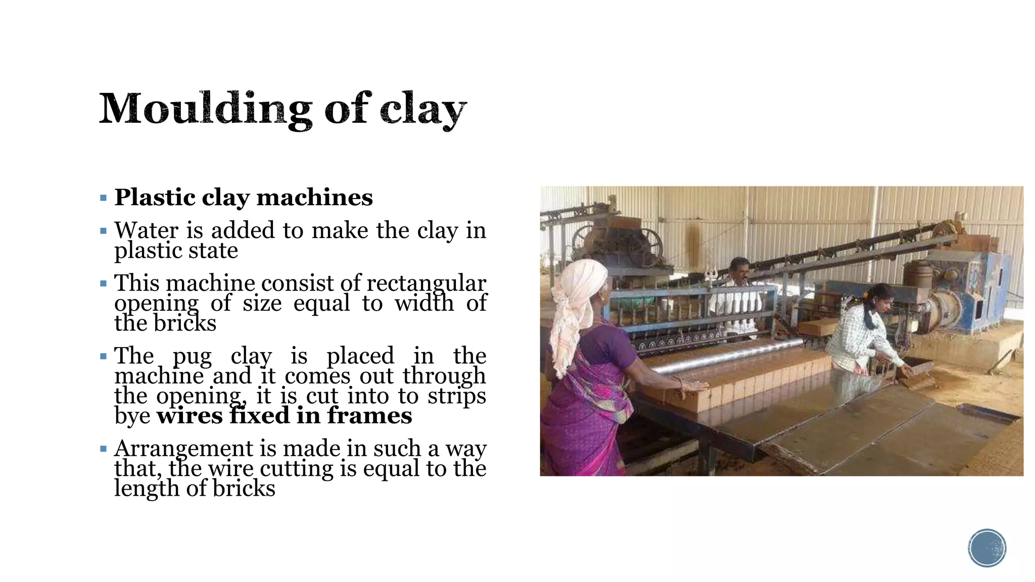 Manufacturing process of bricks | PPTX