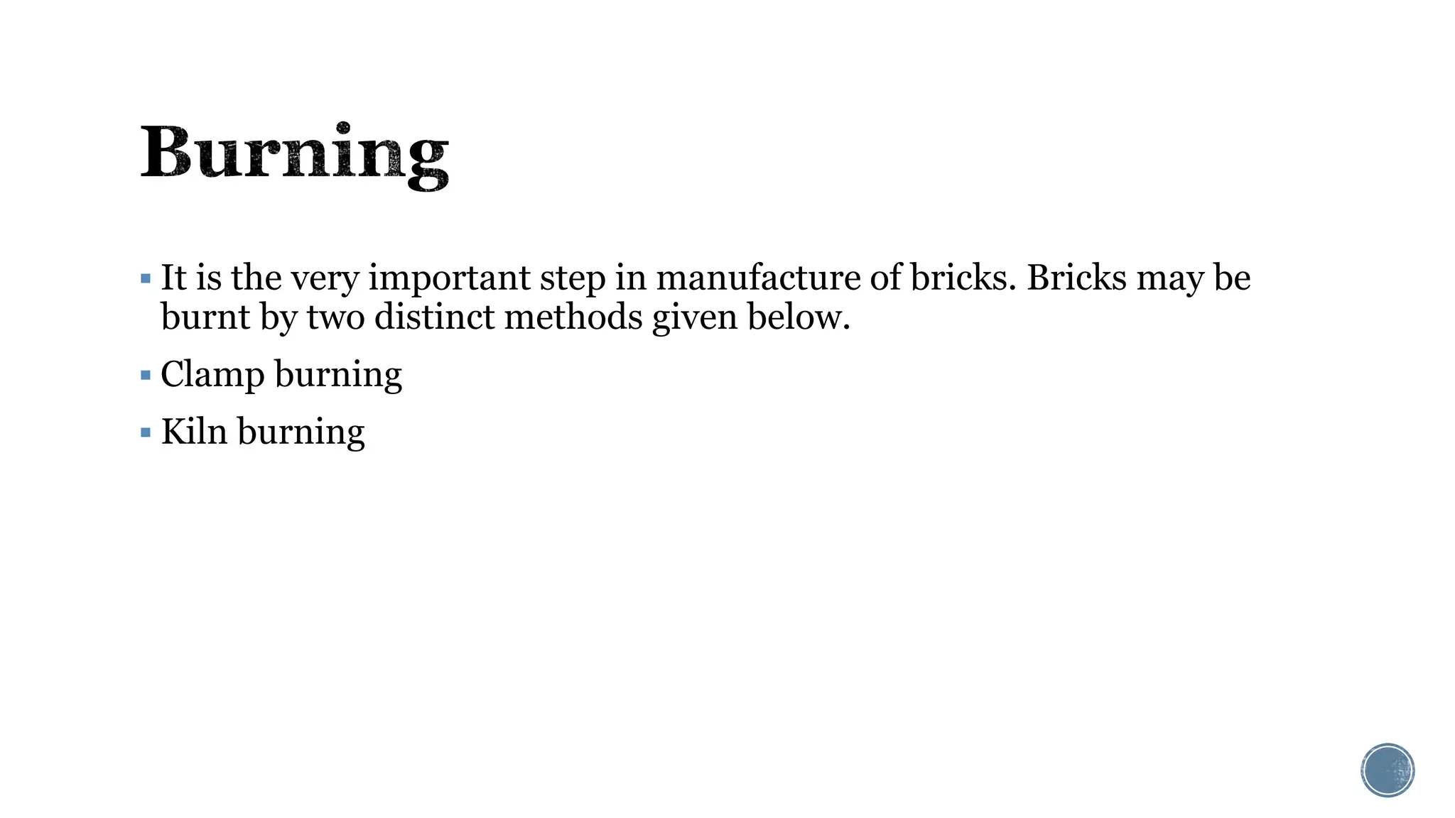 Manufacturing process of bricks | PPTX
