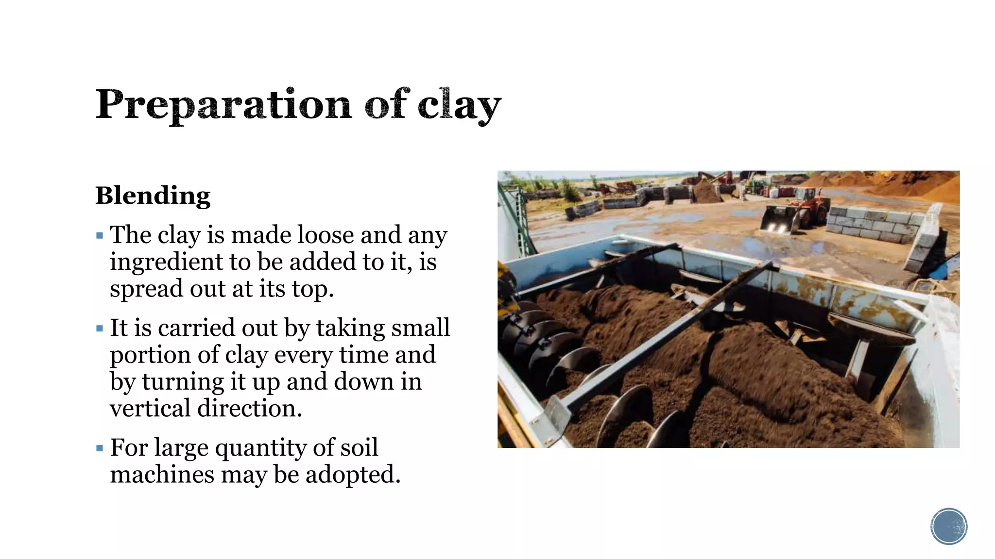 Manufacturing process of bricks | PPTX