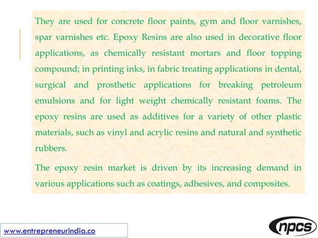 Manufacturing Process of Epoxy Resins with Formulation (Synthesis ...